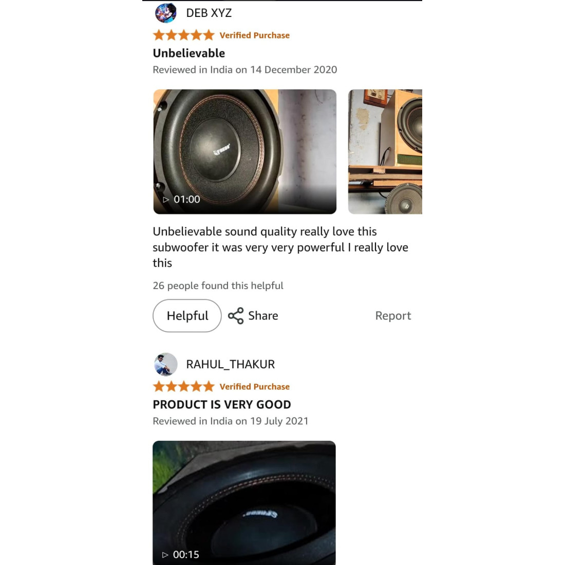 12-Inch Dual-Stack Ferrites Subwoofer - 2750W Peak / RMS 400W