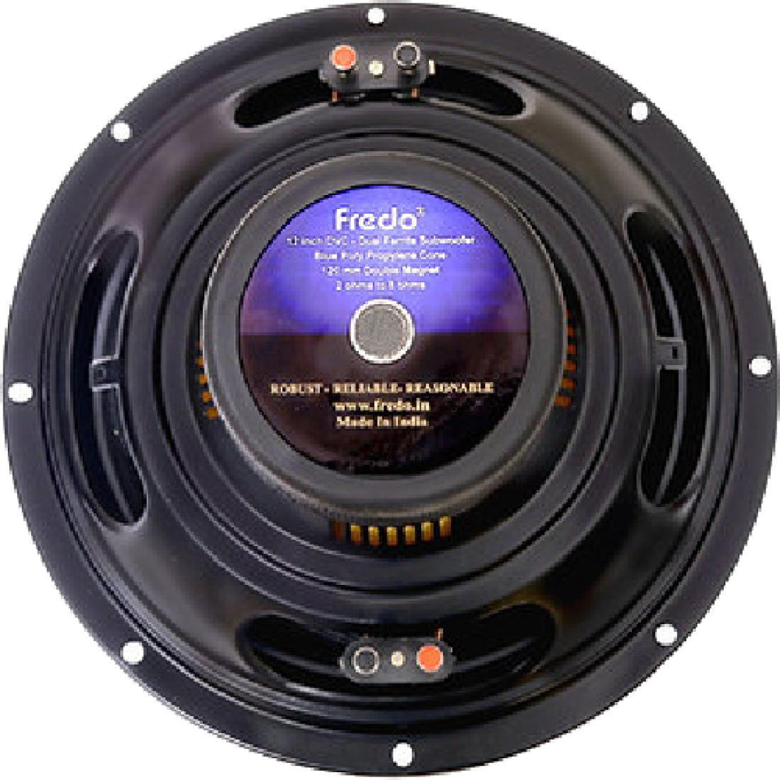 12-inch DVC-Dual Ferrite Subwoofer with RMS Power of 180W - 2Ohms to 8Ohms